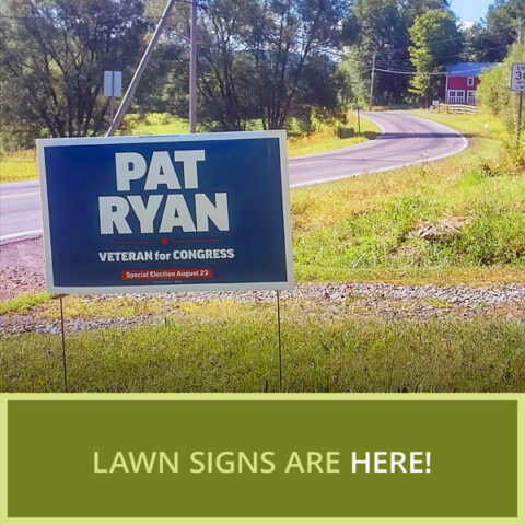 Lawn Signs Are HERE!