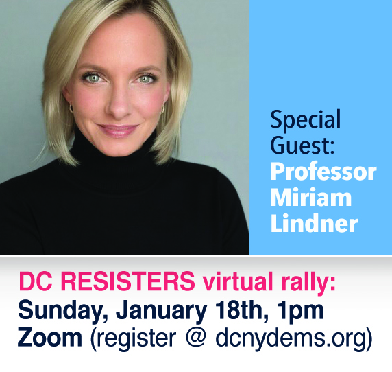 Virtual Rally Jan. 18 - DCNY Dems
